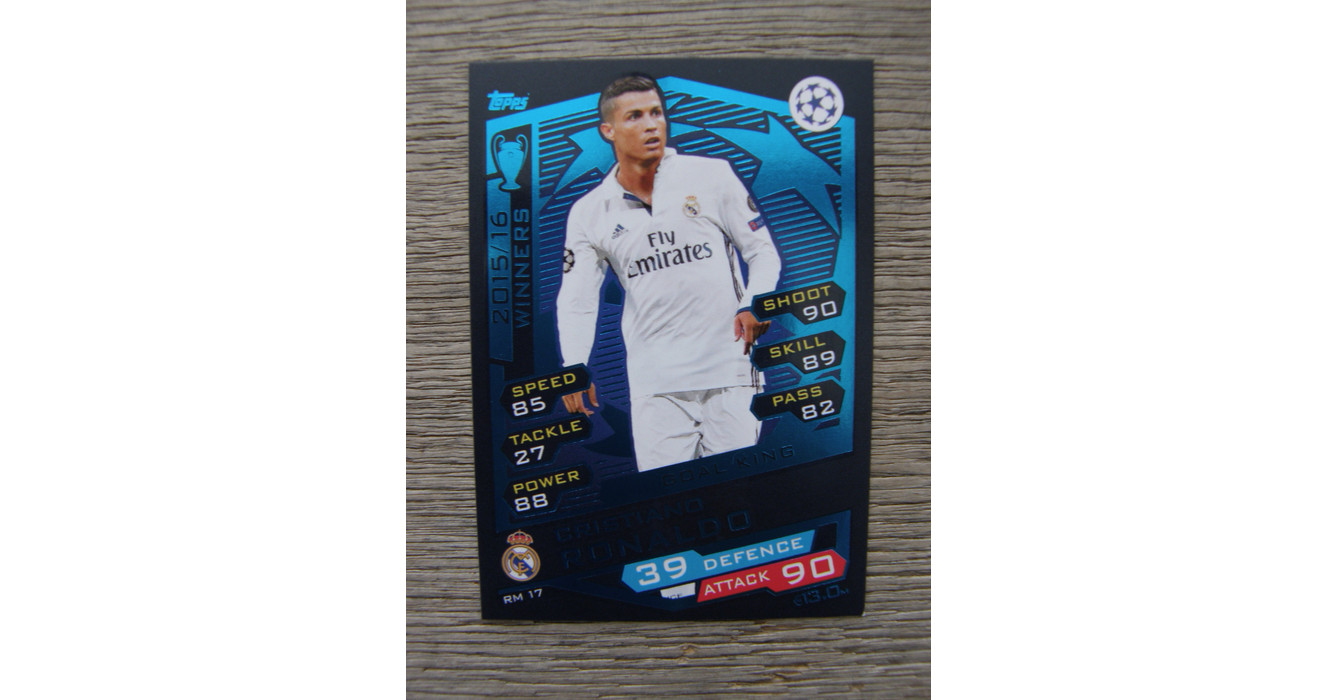 RM17 Cristiano Ronaldo Goal King (Real Madrid) focis kártya - Real ...