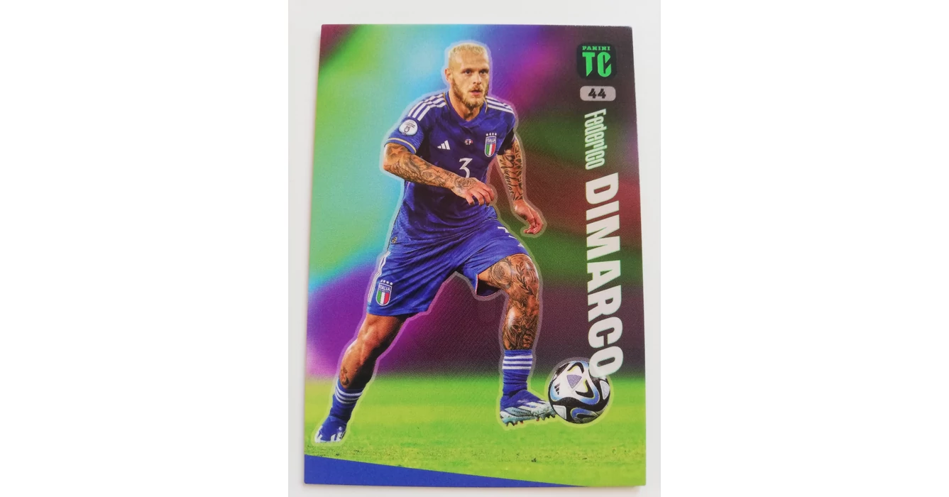 44 Federico Dimarco Base card focis kártya (Italy) Panini Adrenalyn Top ...