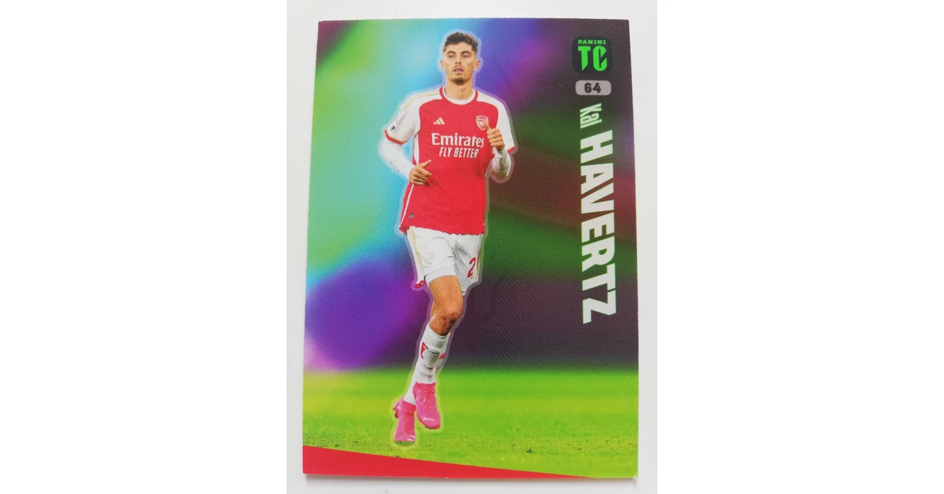 64 Kai Havertz Base card focis kártya (Arsenal FC) Panini Adrenalyn Top ...