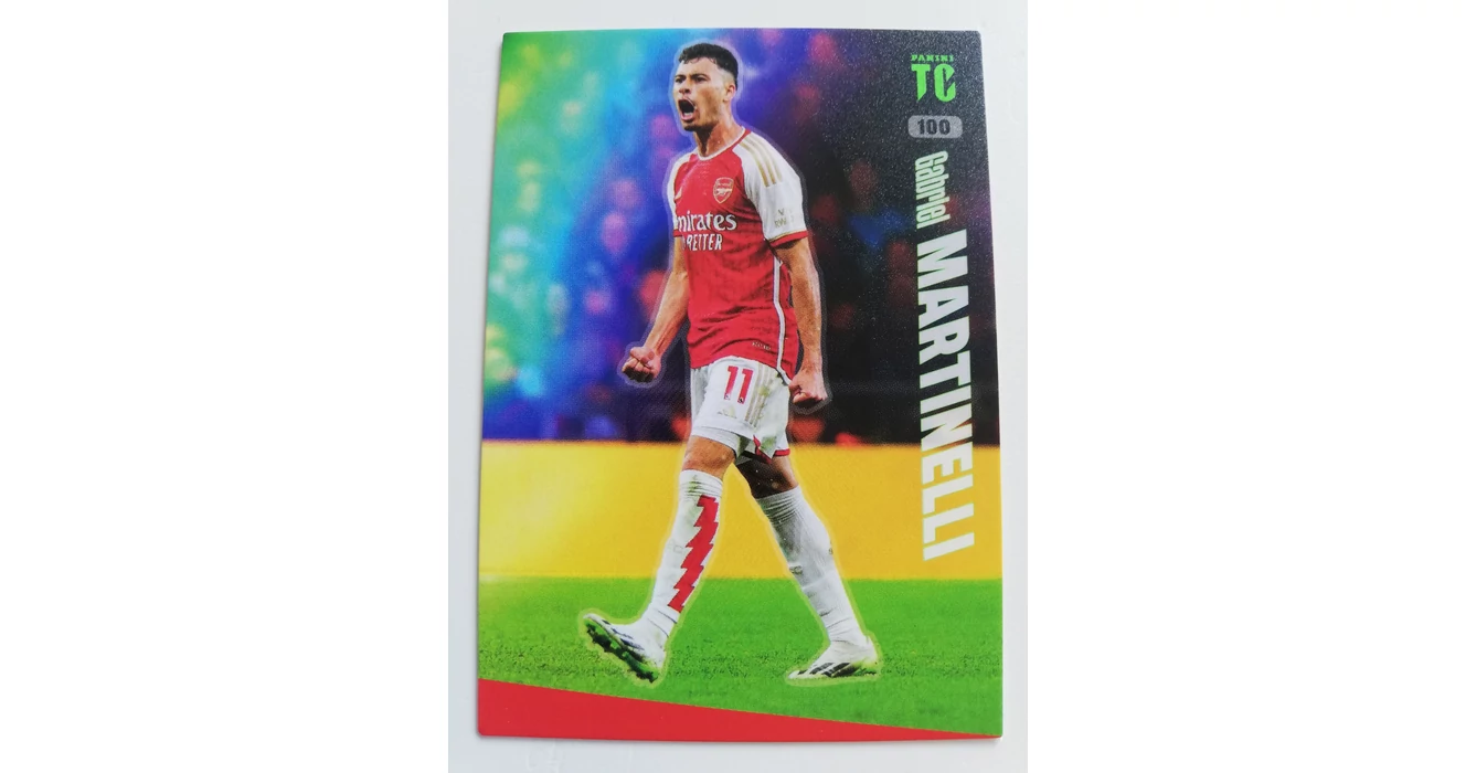 100 Gabriel Martinelli Base card focis kártya (Arsenal FC) Panini ...