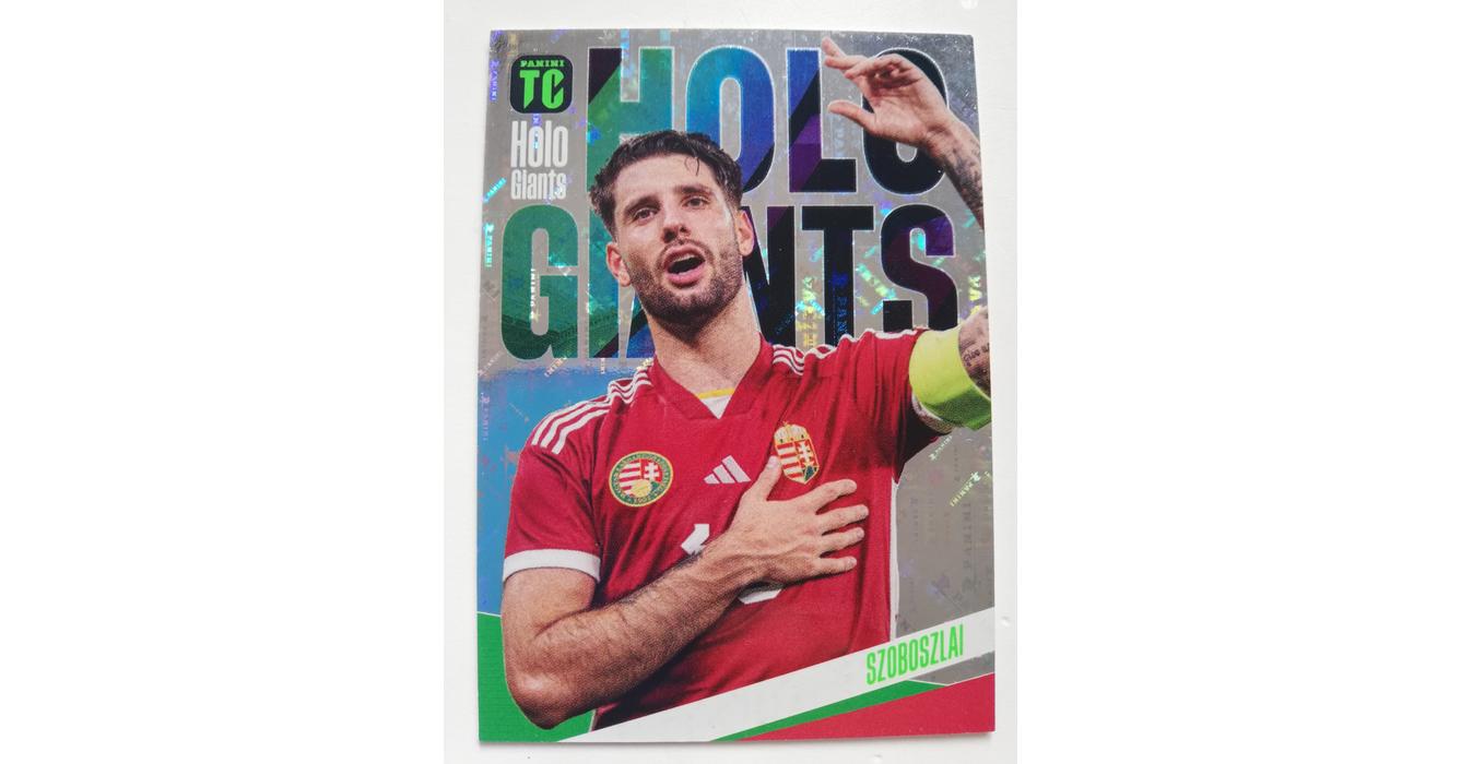 HG-DSZ Szoboszlai Dominik Holo Giants focis kártya (Hungary) Panini ... HG-DSZ Szoboszlai Dominik Holo Giants focis kártya (Hungary) Panini ...