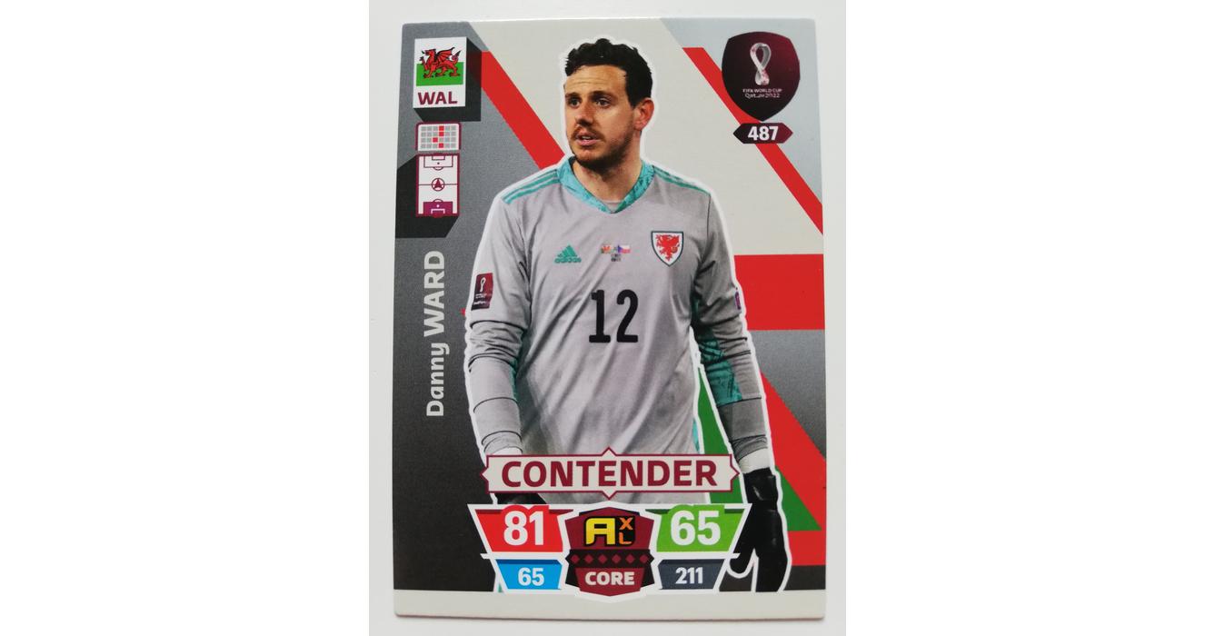 487 Danny Ward CORE / Contender focis kártya (Wales) Qatar VB 2022 ...