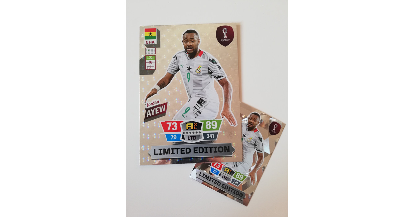 XXL-JA Jordan Ayew XXL Limited Edition focis kártya (Ghana) Qatar VB ...