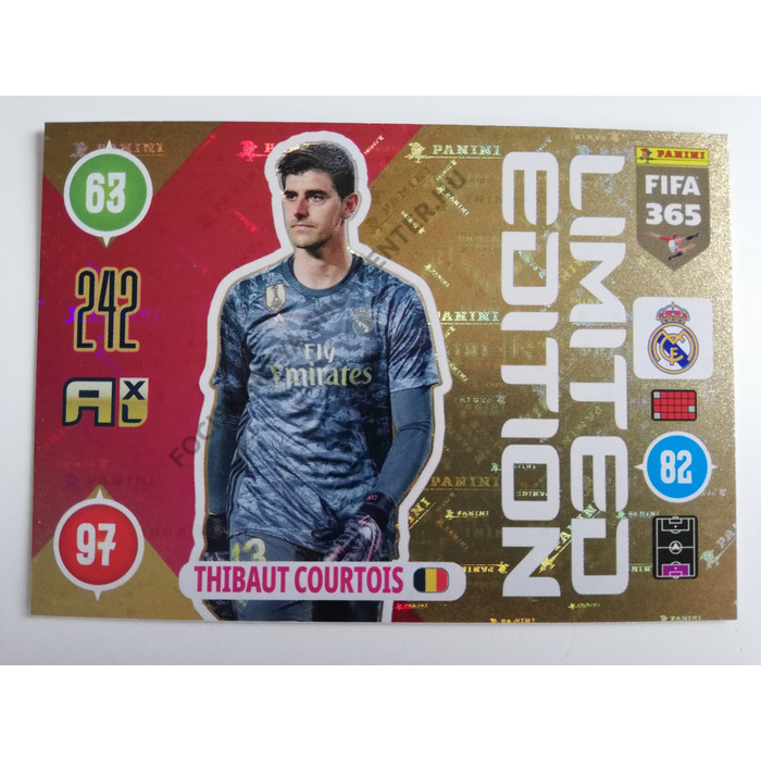 LE-TC Thibaut Courtois Limited Edition focis kártya (Real Madrid CF ...