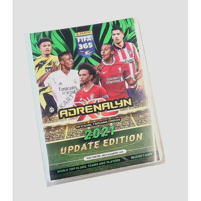 Kis méretű focis kártya gyűjtő album FIFA365 2021 UPDATE 40 db Team ...