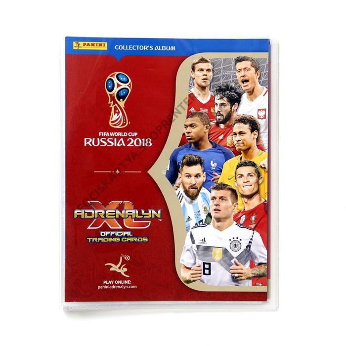 Focis kártya gyűjtő album Russia World Cup 2018 + 200 darab kártyalap ...